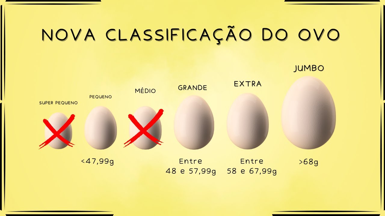 N o Existe Mais Ovo M dio Mudan a Na Classifica o Dos Ovos Caipira