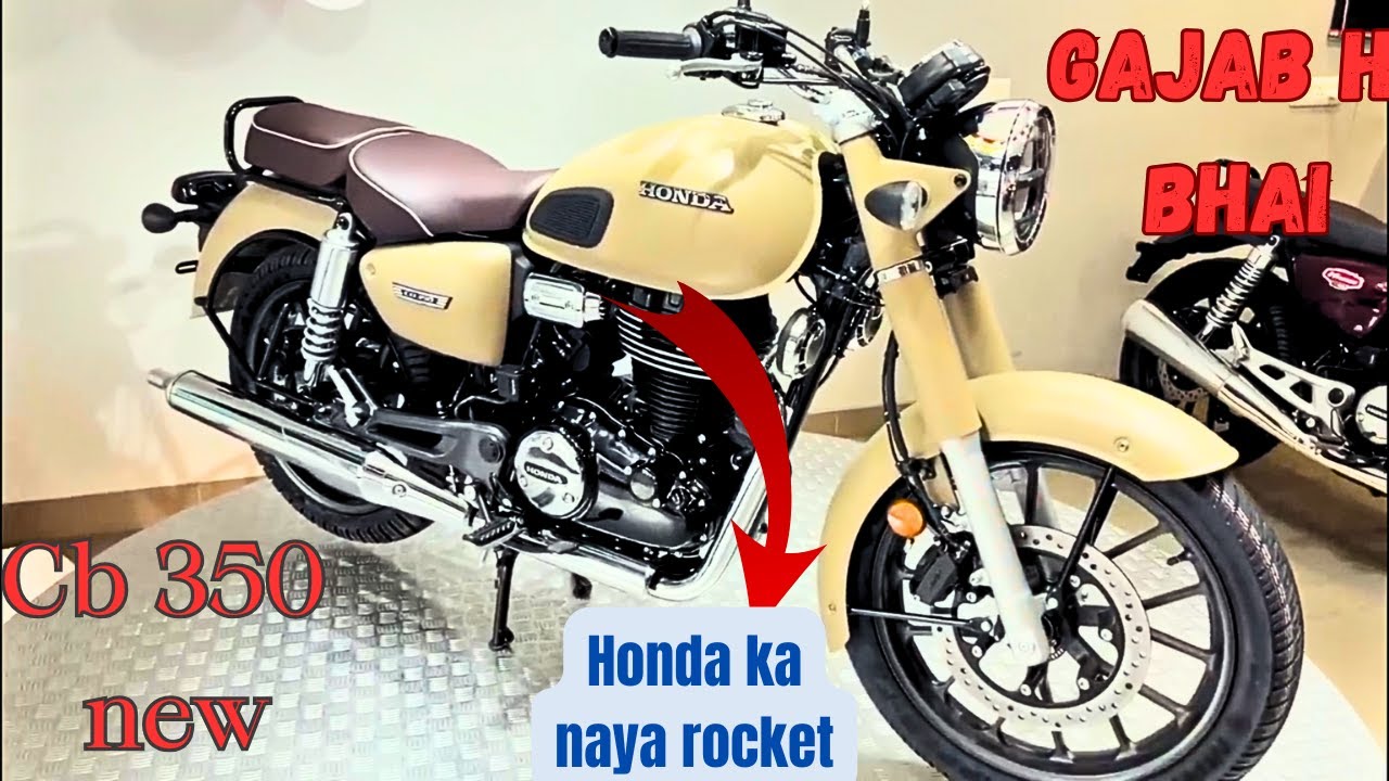 New honda cb 350, mat grey colour, fully advance bike launched full ...