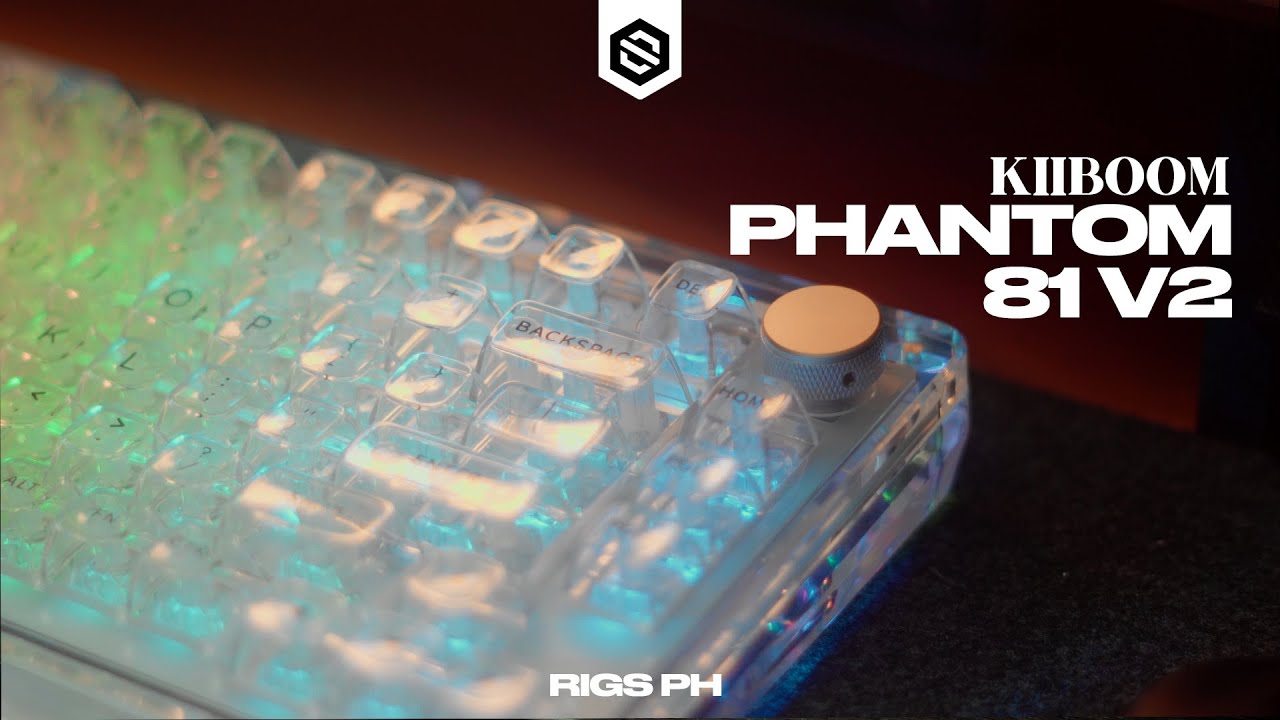 The best Transparent RGB Keyboard | KIIBOOM Phantom 81 V2 | ASMR ...