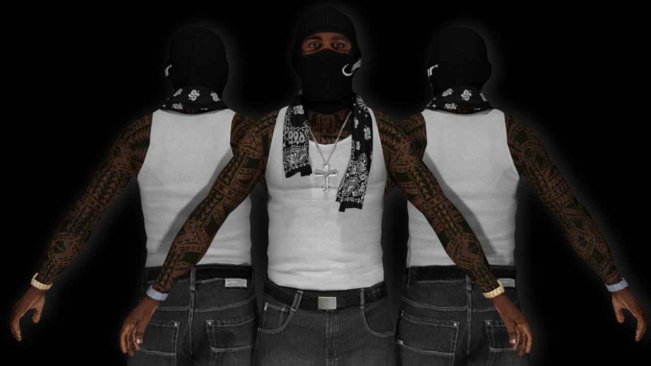 SHARE‼️SKIN GANGSTER MASK GTA SAN‼️ SUPPORT SAMP PC/ANDRO #gtasan # ...