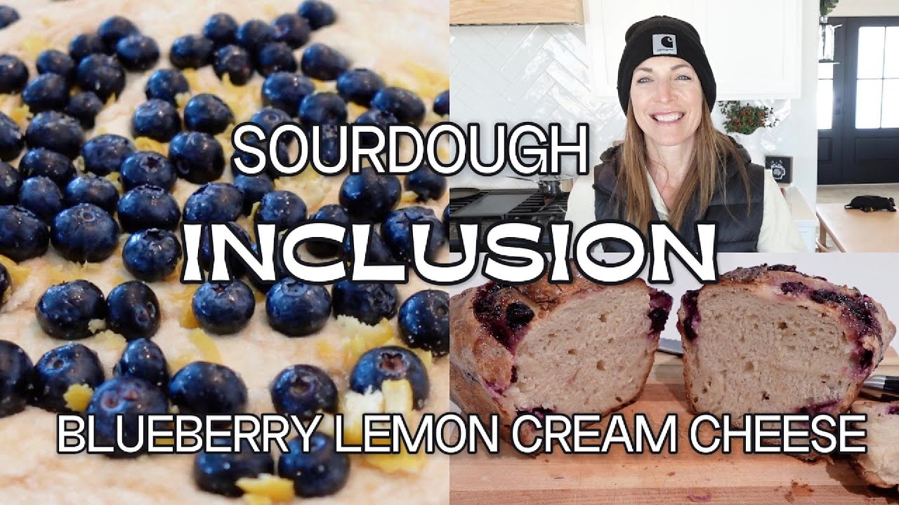 Sourdough Inclusion Blueberry, Lemon and Cream cheese. - YouTube