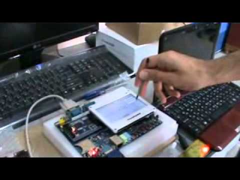 CNC machine controlled by friendlyarm Tiny6410 with C++ & Qt - YouTube