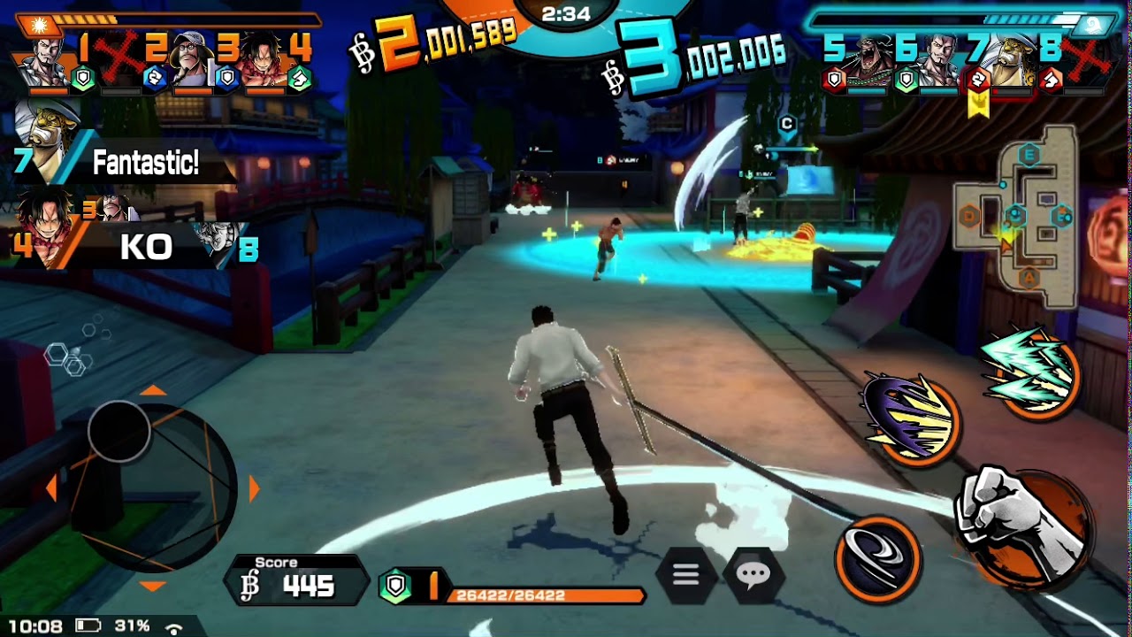 6 star Mihawk gameplay 154% support - YouTube