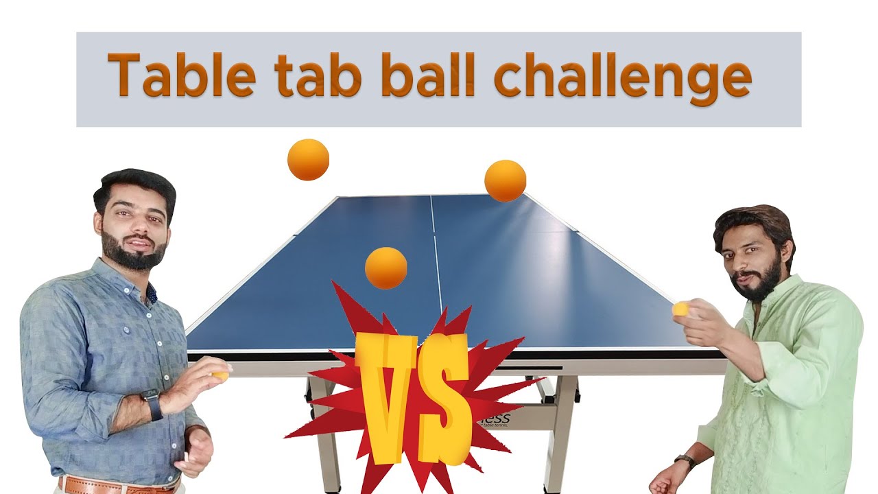 Table tab ball challenge | 8 time | Sajjad and Waqar - YouTube