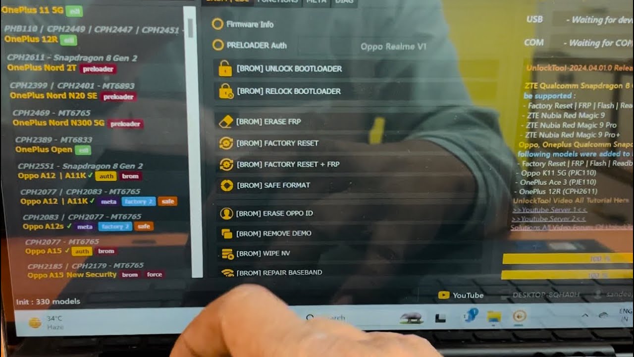 Oppo cph 2471 a17k frp unlock tool - YouTube