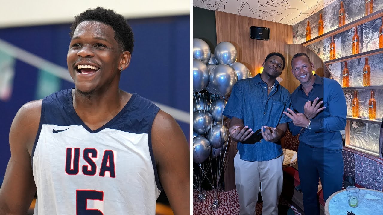 Anthony Edwards' Paris Birthday Bash: Surprise Party & Olympic ...