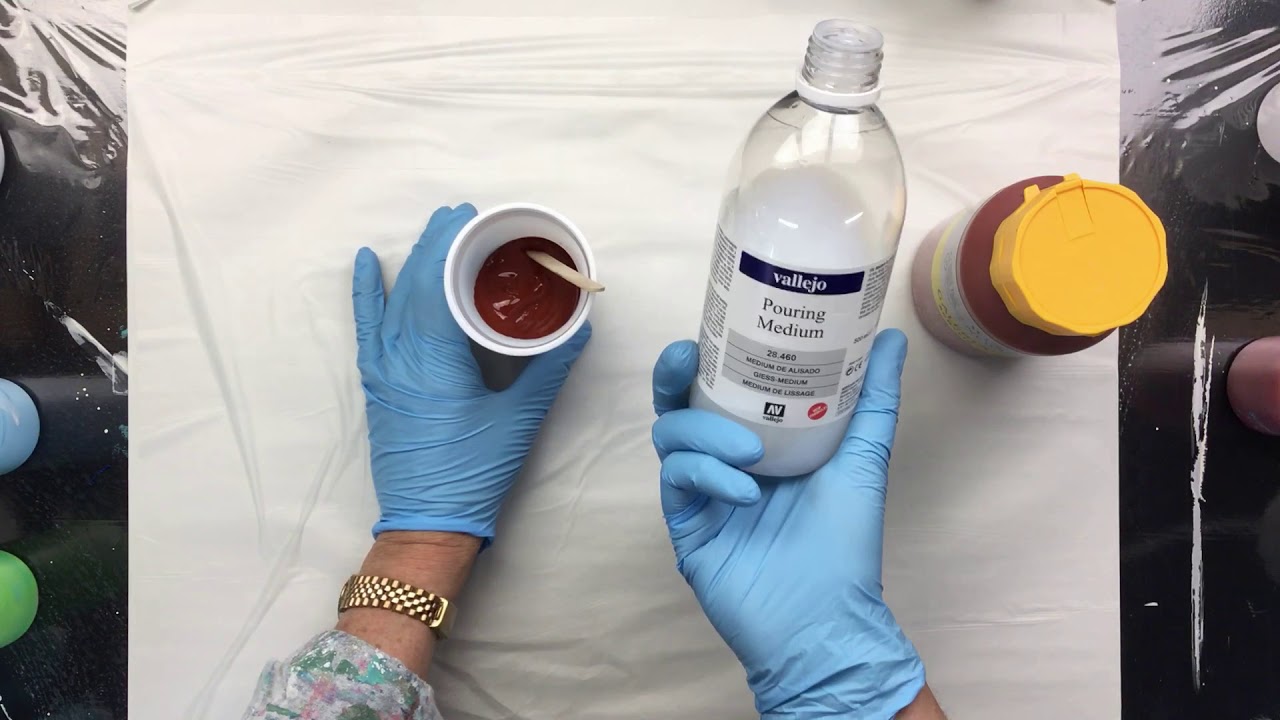 ( 926 ) Mixing paint for an acrylic pour and chit chat coz you all like ...