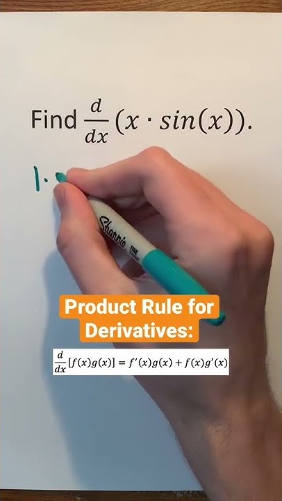 Finding the Derivative of x⋅sin(x) #Shorts #calculus #math #maths #mathematics #education #learn ...