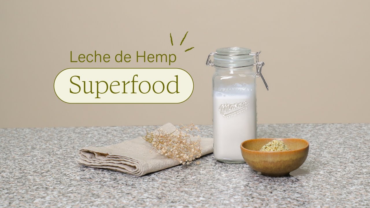 ¿Cómo hacer leche de Hemp? | Semillas de Cáñamo | Superfood - YouTube