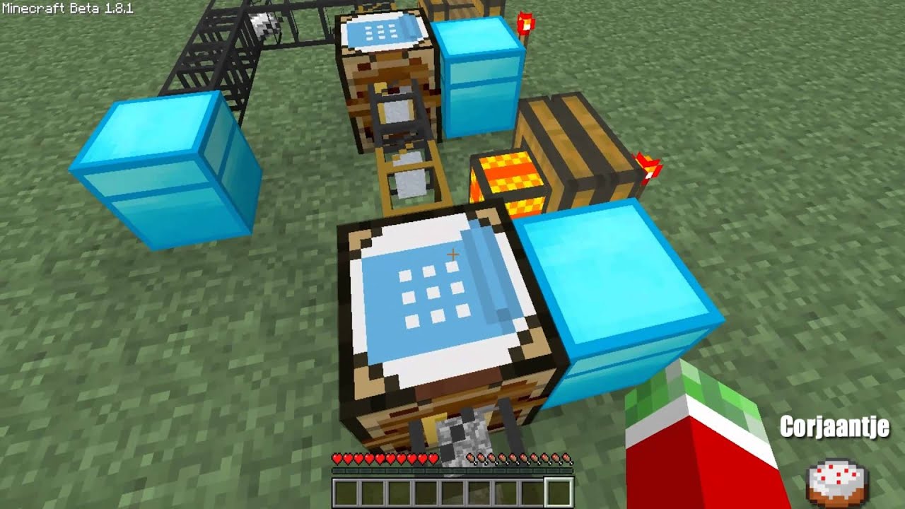 Minecraft (Projects) Iron Generator - YouTube