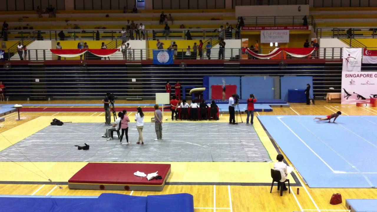 VT 2 LIM Heem Wei Singapore Gymnastics Open 2012 - YouTube