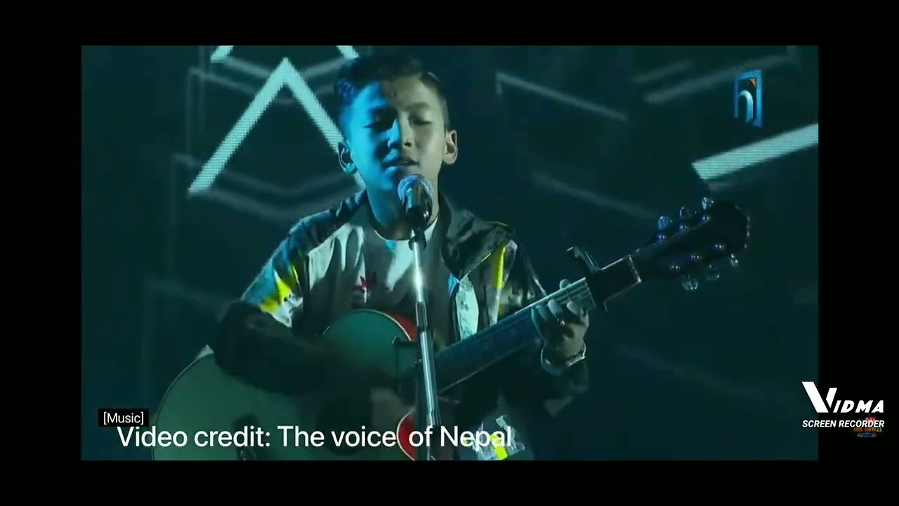 spandan subba | pahilo juni ma | semi final | the voice kids nepal ...