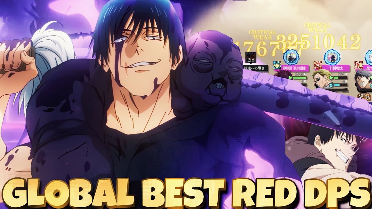 TOJI ABOUT TO RUN GLOBAL AS THE BEST RED DPS 100% WORTH - JJK Phantom ...
