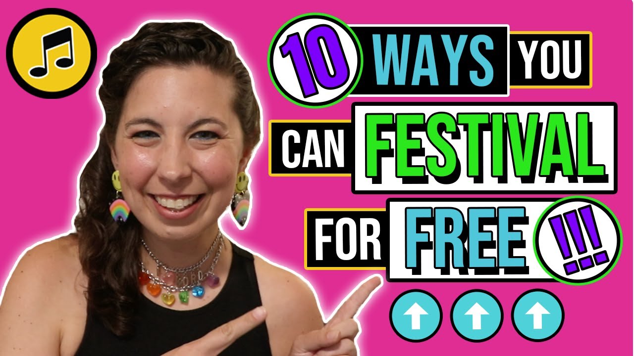 How To Attend Music Festivals For Free *10 Examples* - YouTube