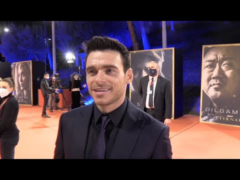 Richard Madden interview on the Eternals red carpet at Roma Premiere ...