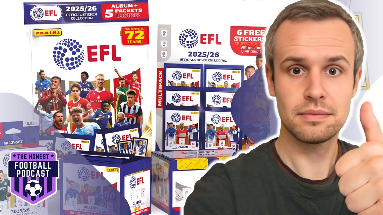 Opening the NEW Panini EFL 2025/26 Sticker Book! - YouTube