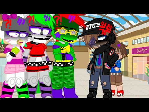 Darkside meme|FNaF Security Breach|Glammike Au|My Au|Gacha Club|GcxFNaF|First edit ever?|Read Desc|