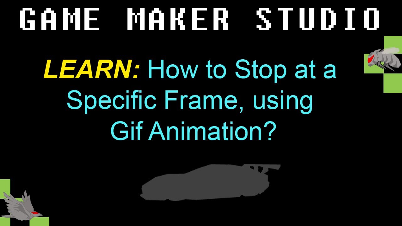 GMS 4.1: How to Stop at a Specific Frame, using Gif Animation? - YouTube