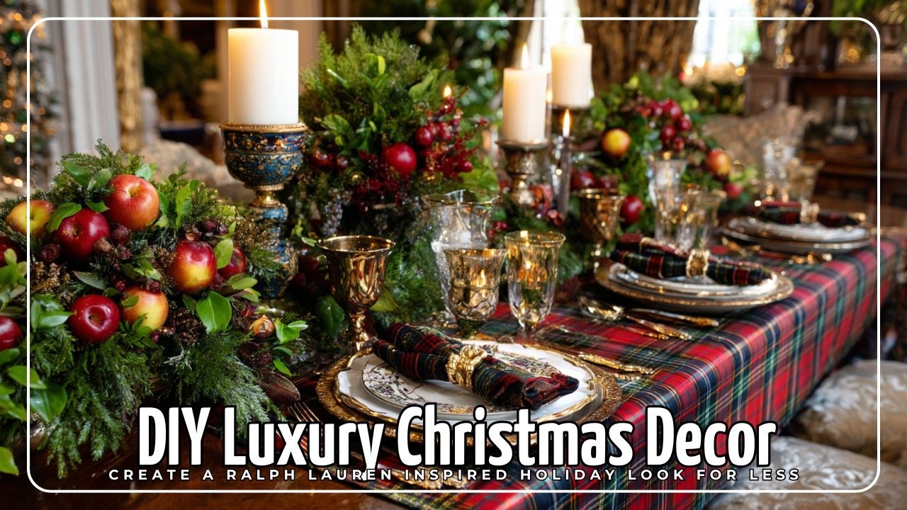 DIY Luxury Christmas Decor Create a Ralph Lauren Inspired Holiday Look ...