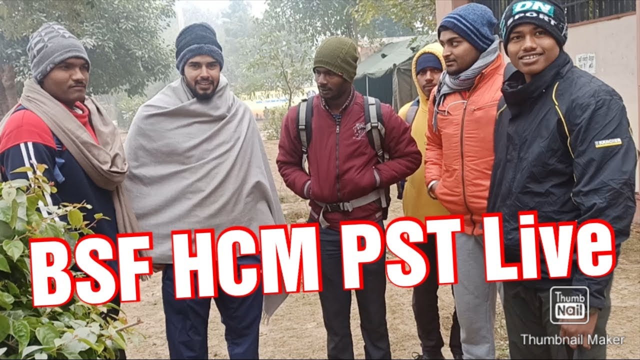 BSF Camp Chhawla 25 BN BSF HCM Ministerial PST Live Video. Head ...