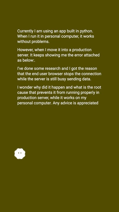 How to prevent errno 32 broken pipe? #shorts - YouTube