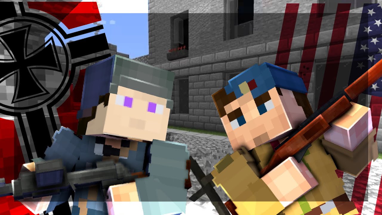 Lupt in AL DOILEA RAZBOI MONDIAL in Minecraft (Blockfront Mod) - YouTube