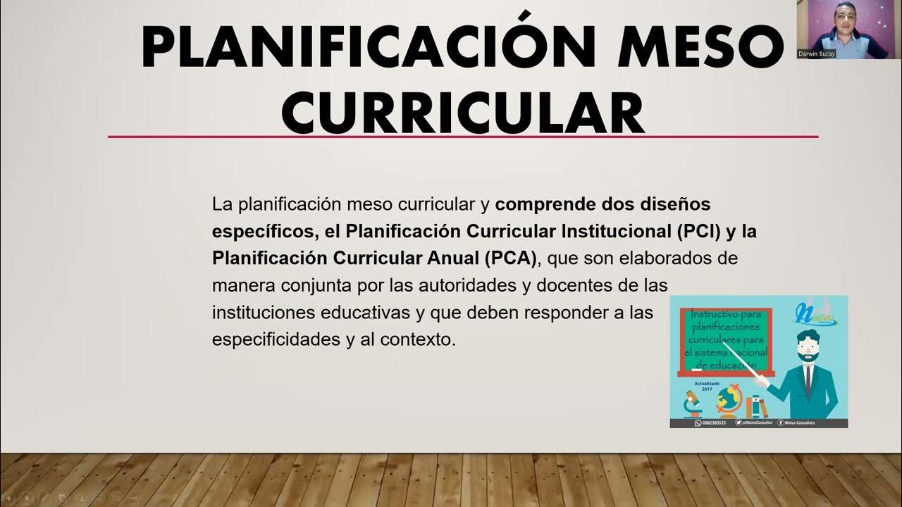 planificación meso curricular DARWIN BUCAY - YouTube