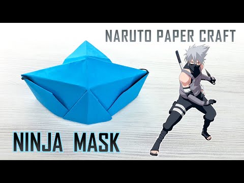 Sadece 2 kağıt ile bir Naruto ninja maskesi nasıl yapılır!