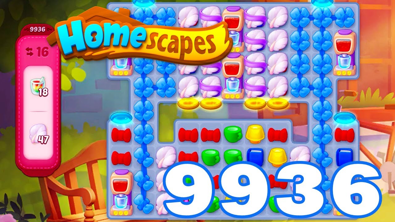 Homescapes Level 9936 HD 3 - match puzzle game | Gameplay Walkthrough ...