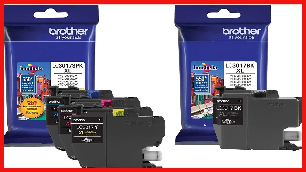 Great product - Brother LC3017 High Yield Ink Cartridge Set of Black ...