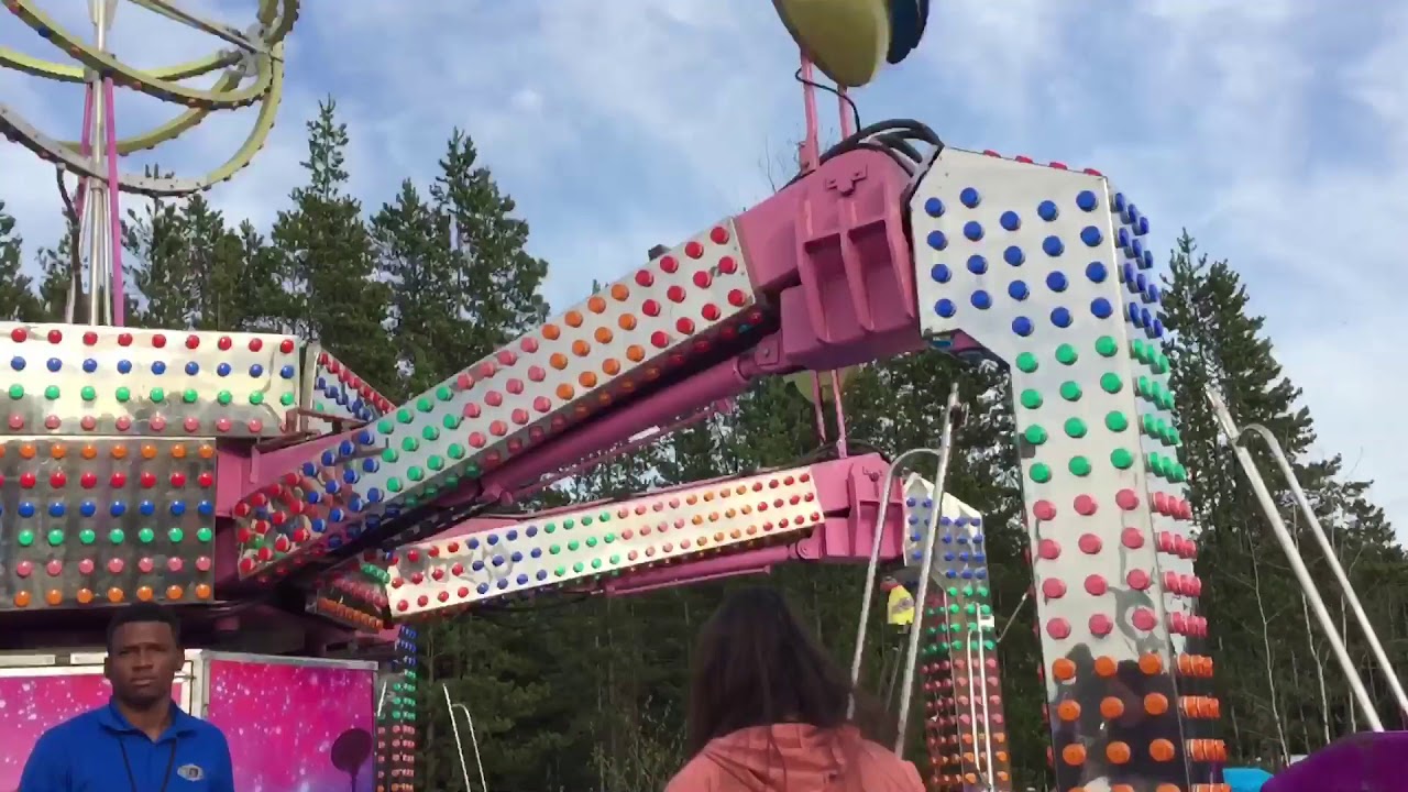 Thrilling carnival ride THE ORBITER! Gravity pull is amazing on this ...