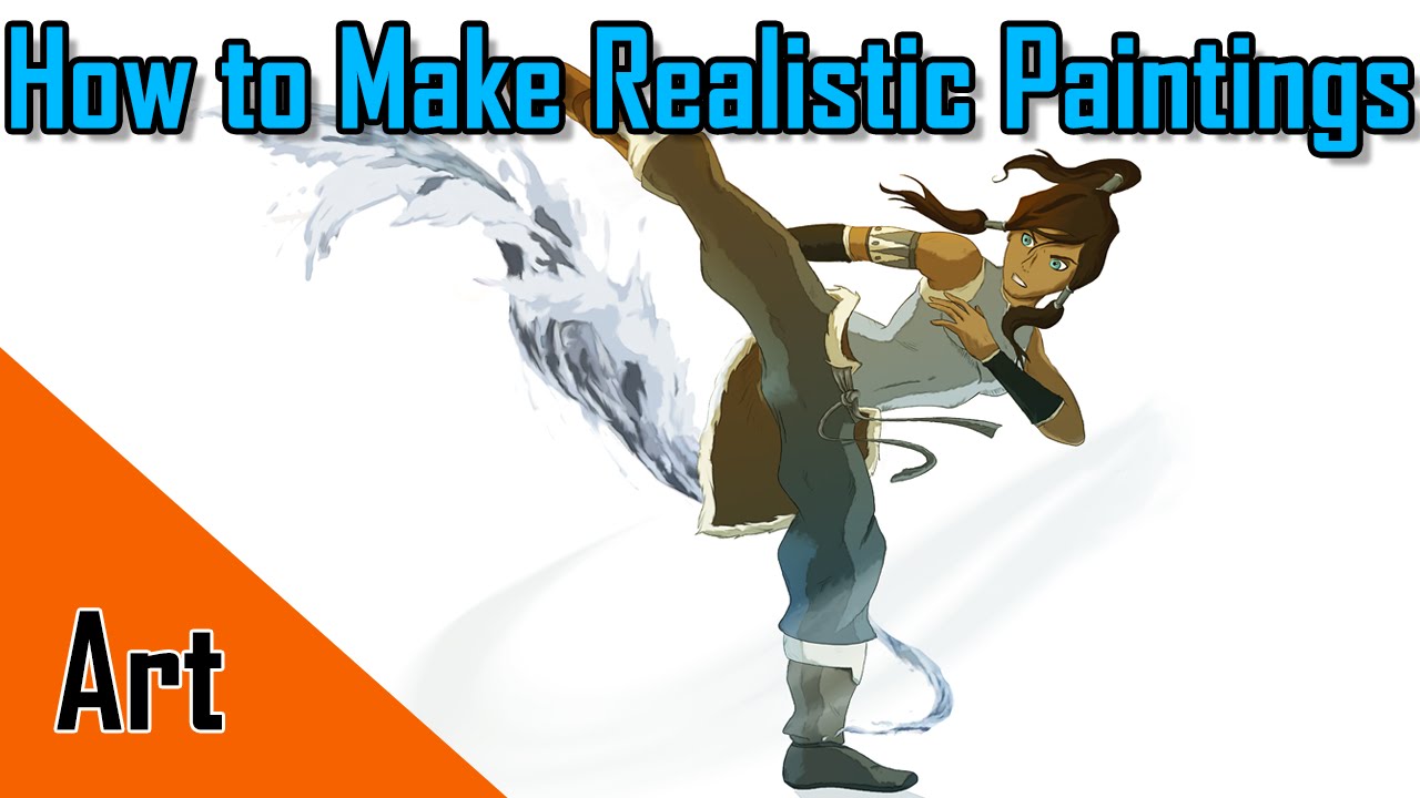 How to Make Realistic Paintings in Photoshop - YouTube