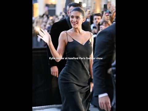 Kylie Jenner at tomford Paris fashion show today new viral video #kyliejenner #trending #ytshorts