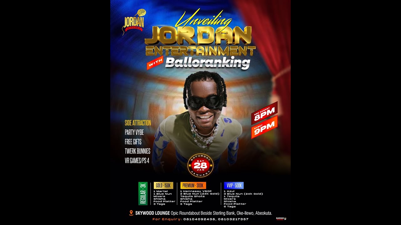 UNVEILING JORDAN ENTERTAINMENT WITH BALLORANKING - YouTube