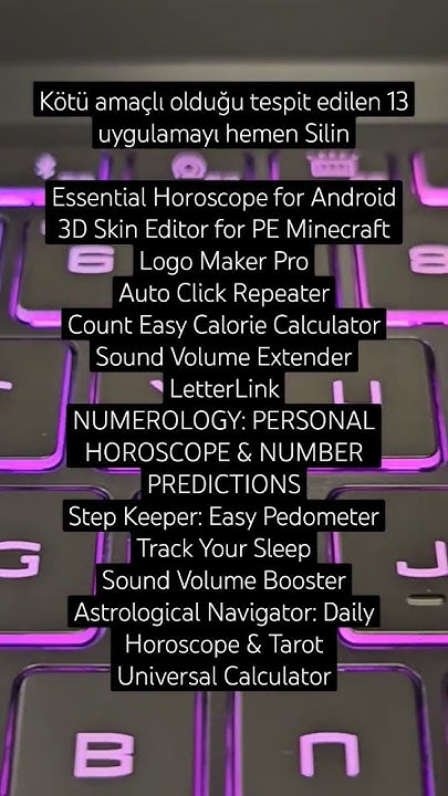 Bu Uygulamalar sizde varsa HEMEN SİLİN #Android #virus virus - YouTube