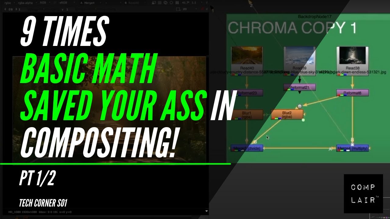 Simple MATH inside NUKE for great results (1/2) | Comp Lair: Live Tech ...