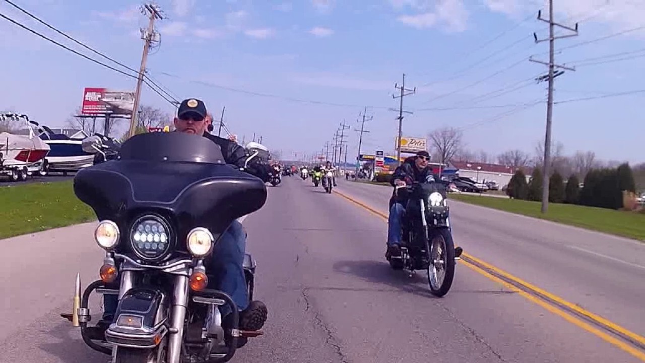 Fallen Rider Memorial Ride Mount Video - YouTube