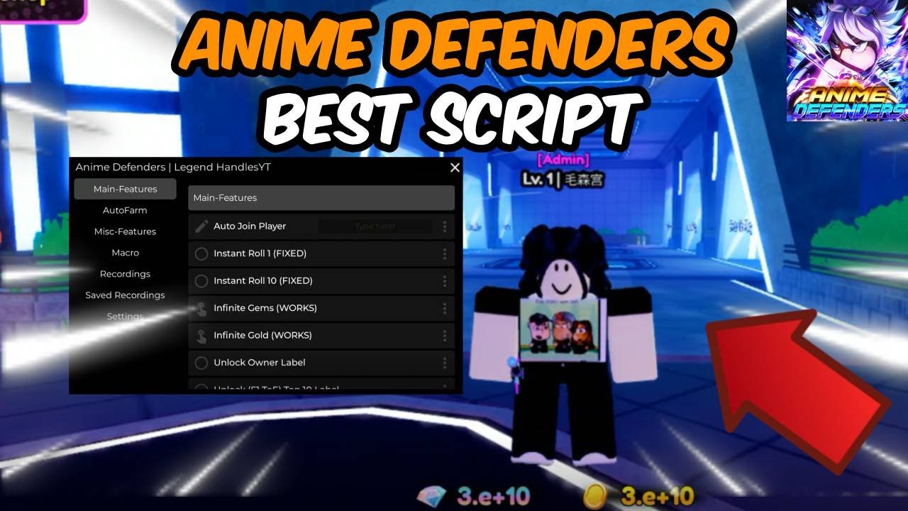 [UPDATED] Roblox Anime Defenders BEST Script! (Fast Auto Farm, Infinite ...