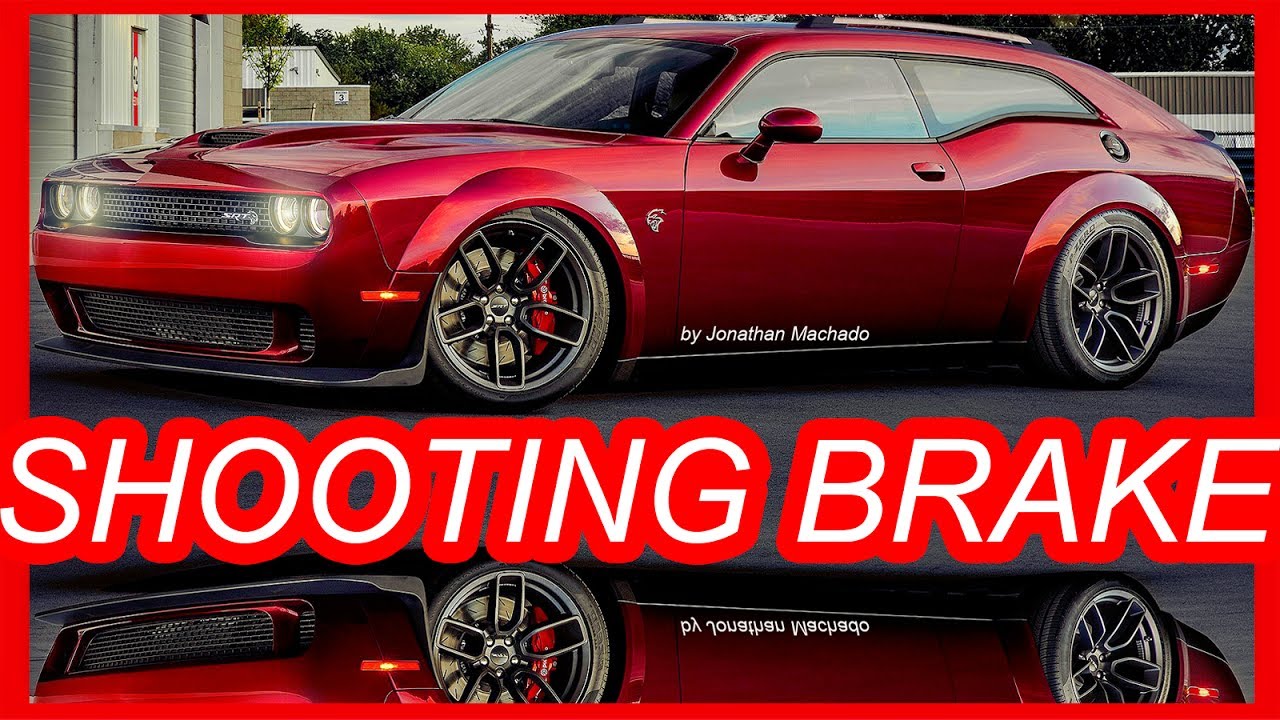 RENDER 2018 #Dodge Challenger SRT Hellcat Widebody Shooting Brake - YouTube