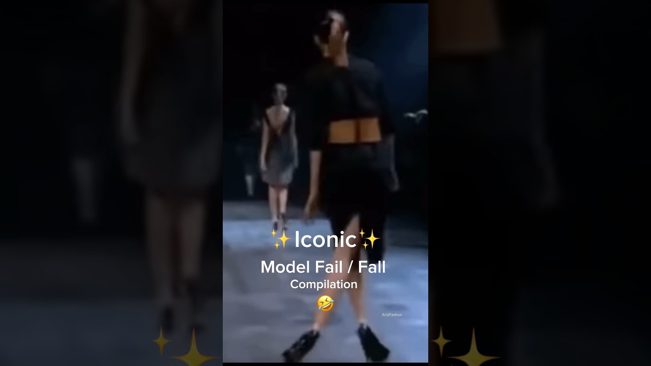 Model Fail / Fall Compilation iconic Runway - YouTube