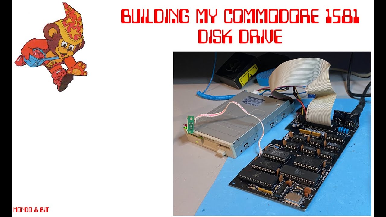 Building My Commodore 1581 Disk Drive :-) - YouTube