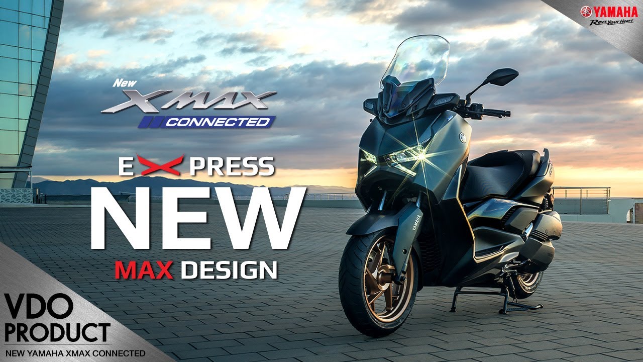 ดีไซน์ใหม่ มีอะไรบ้าง New Yamaha XMAX CONNECTED [VDO Product][2023 ...