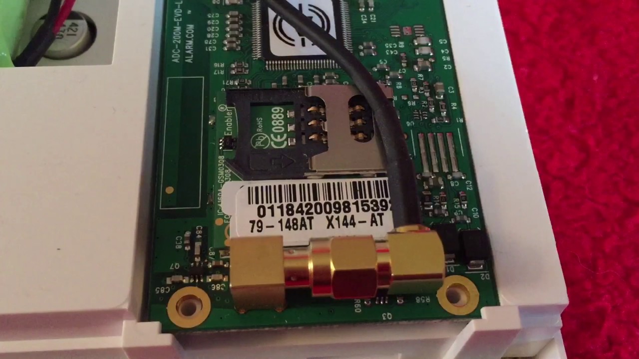 "How To" Swap Out the SIM Card on a Simon XTi, Alarm.com Cell Unit ...
