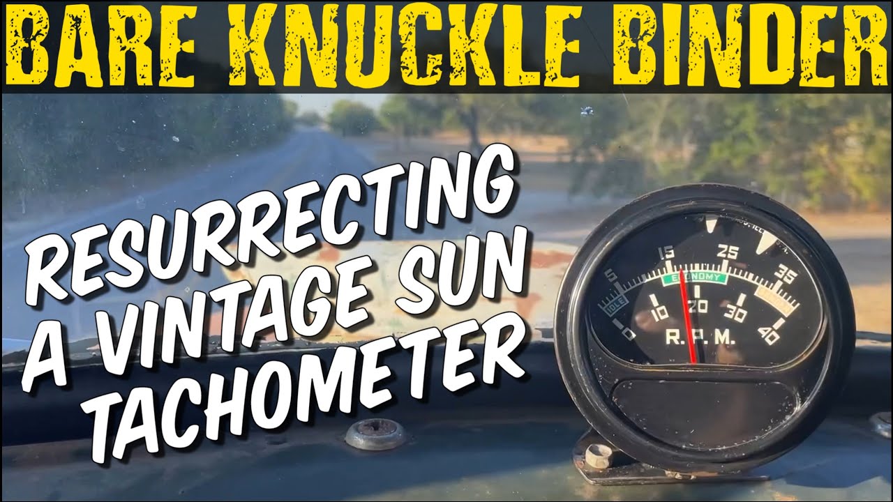 Resurrecting A Vintage Sun Tachometer - YouTube