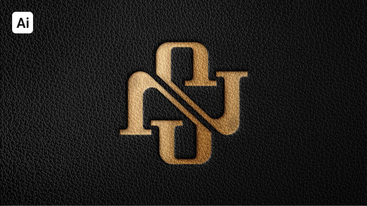 How to Design a Letter Logo | Adobe Illustrator Tutorials - YouTube