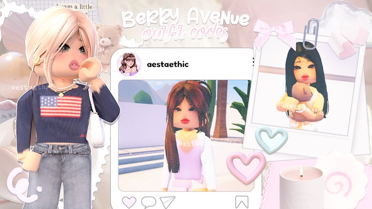 Berry Avenue Roleplay Outfit Codes | aestaethic - YouTube
