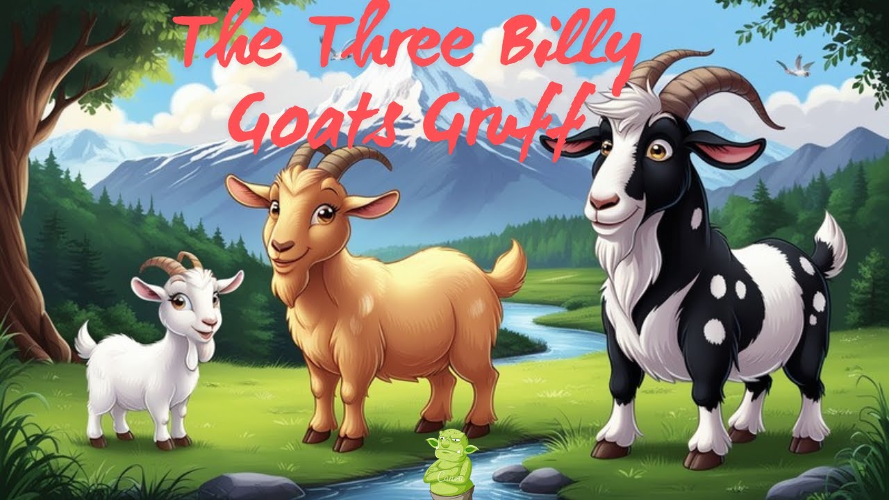 The Three Billy Goats Gruff - Classic Fairy Tale for Kids | KiddoLand - YouTube