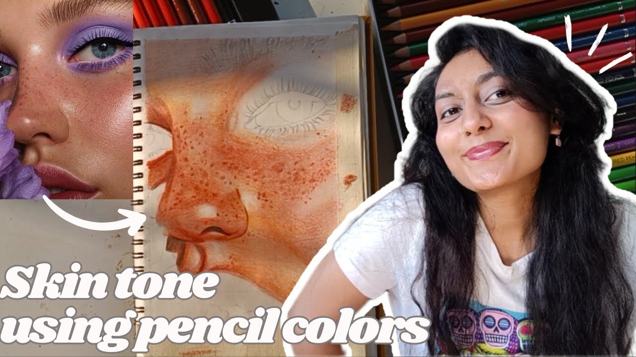 HOW TO COLOR SKIN TONES | EASY COLOR PENCILS TUTORIAL FOR BEGINNERS 🌈 ...