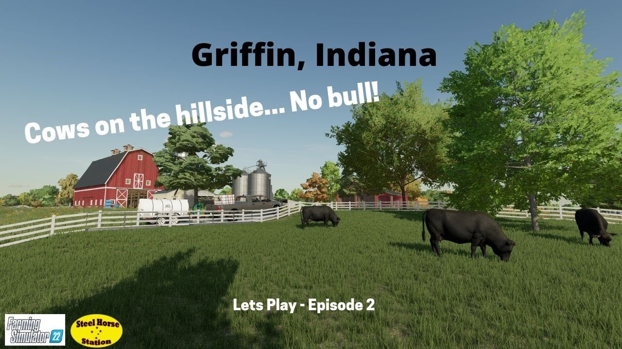Cow pasture on the hillside...No bull! - Let's Play Griffin Indiana ...