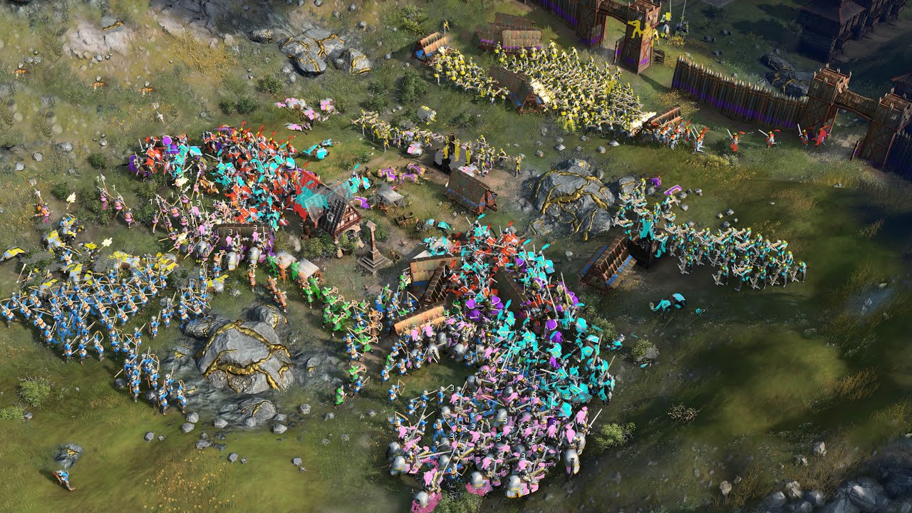 Age of Empires 4 - 4v4 CBA HUGE ARMIES IN THE TUNNEL | Multiplayer ...